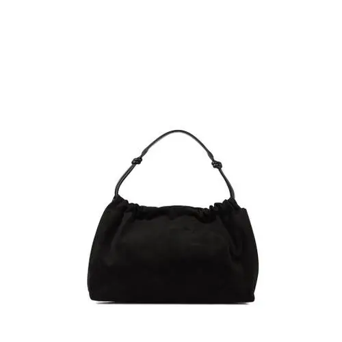 LAMBERT Laravegan Suede Shoulder Bag - Black