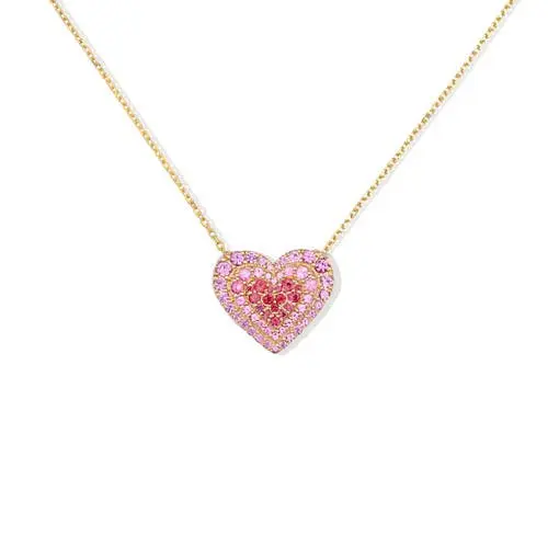 CAMPBELL + CHARLOTTE Juju Heart Charm Necklace - Gold