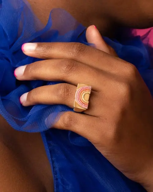CAMPBELL + CHARLOTTE Juju Rainbow Ring
