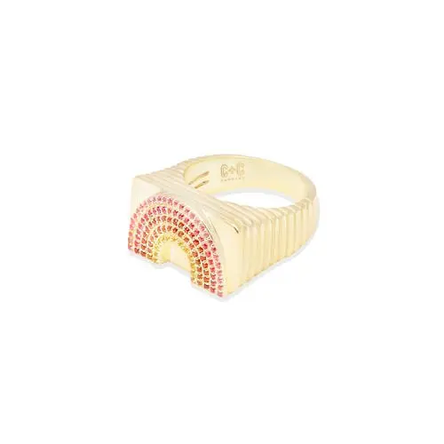 CAMPBELL + CHARLOTTE Juju Rainbow Ring - Gold