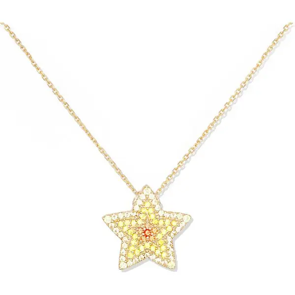 CAMPBELL + CHARLOTTE Juju Star Charm Necklace - Gold