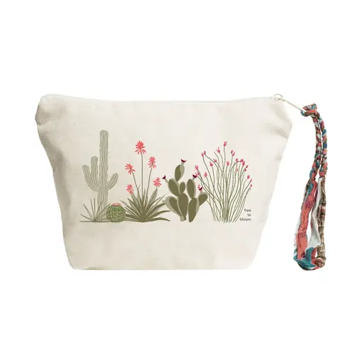 THE TOTE PROJECT Free To Bloom Pouch - Natural