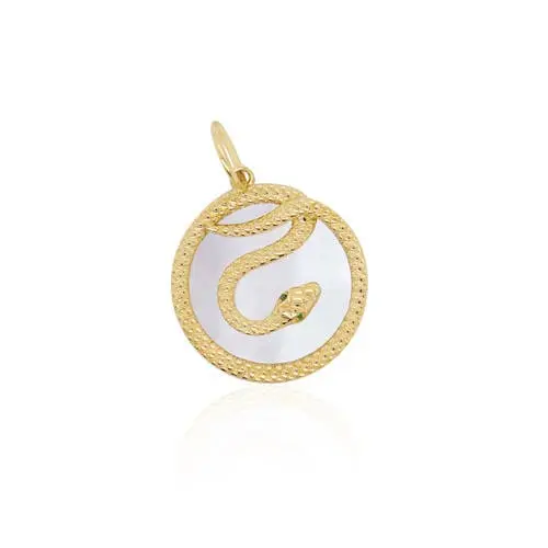 THE LOVERY FINE JEWELRY Snake Charm - Mother Of Pearl