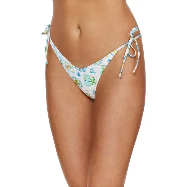 GOTTEX Capri Vibes Side Tie Bikini Bottom - White