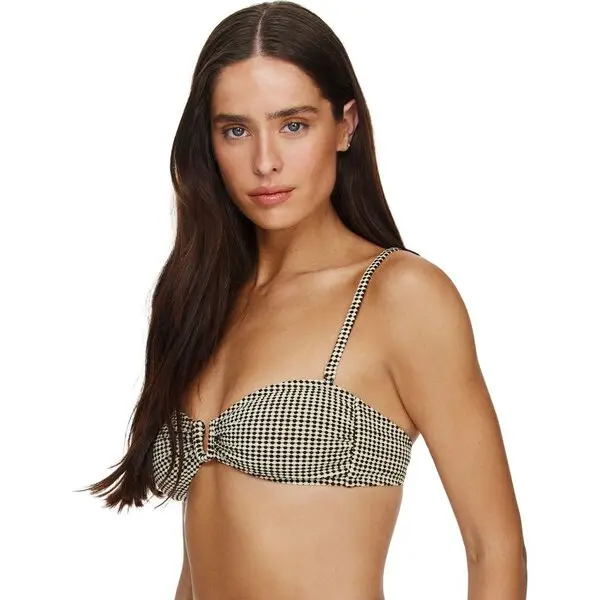 GOTTEX Sandy Beach Bandeau Bikini Top - Brown