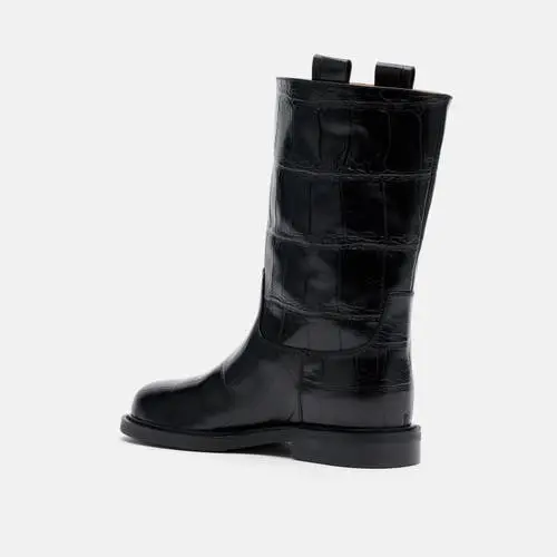 MARC NOLAN Blair Mid-calf Riding Boots - Black