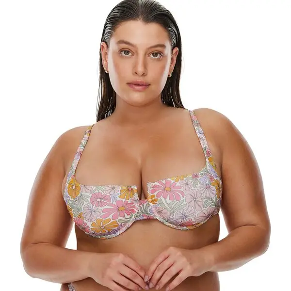 GOTTEX Soft Bloom Underwire Bikini Top - Multi
