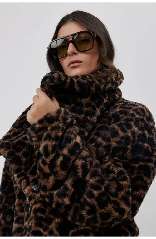 GOTTEX Fleece Button-up Coat