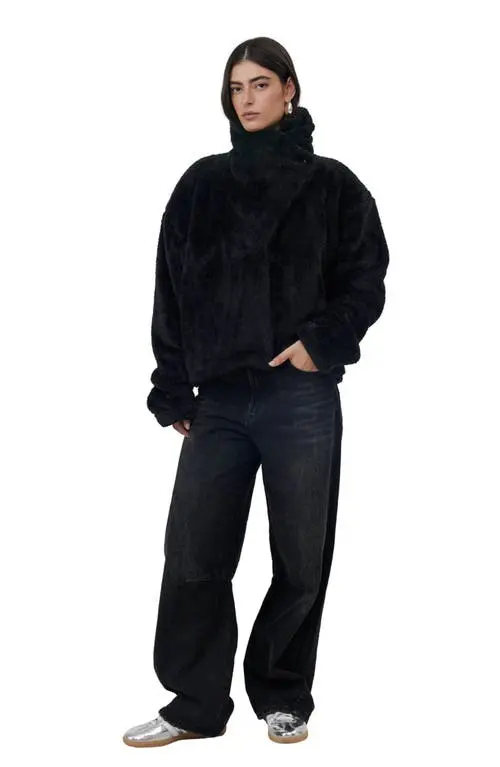 GOTTEX Button-up Fleece Coat