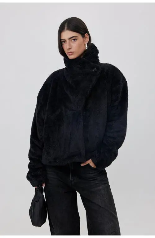 GOTTEX Button-up Fleece Coat