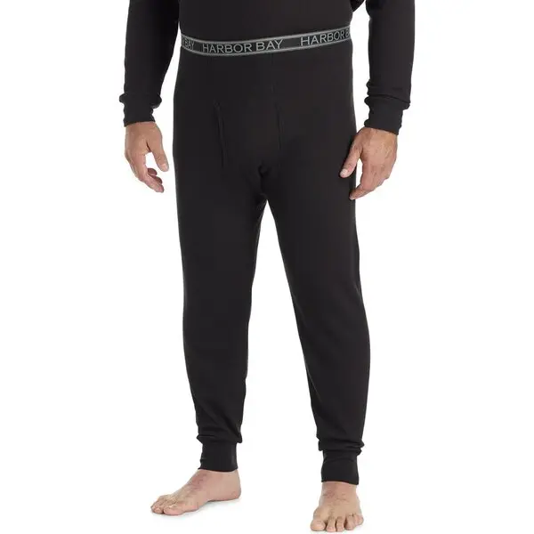 HARBOR BAY BY DXL Big & Tall Performance Waffle-knit Thermal Bottoms