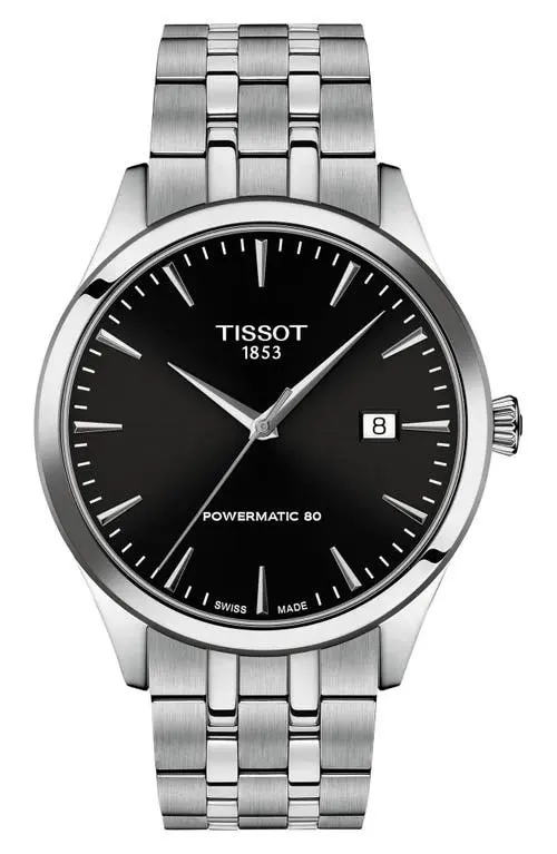 TISSOT Classic Dream Automatic Bracelet Watch - Black