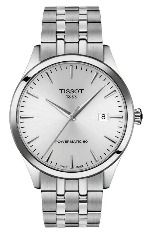 TISSOT Classic Dream Automatic Bracelet Watch - Silver