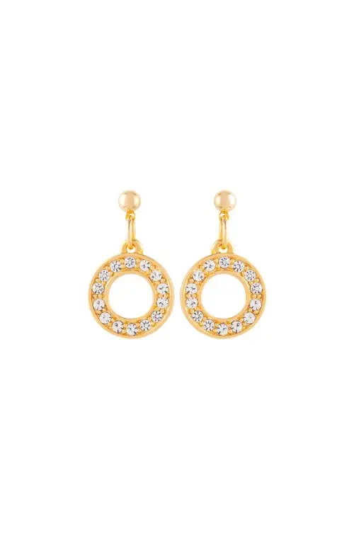 SUSAN CAPLAN 1990s Vintage Drop Earrings - Circular Drop