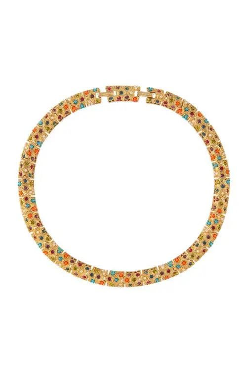 SUSAN CAPLAN 1980s Vintage D'orlan Swarovski Crystal Collar - Monet