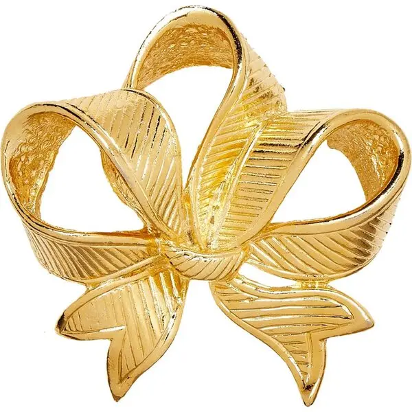 SUSAN CAPLAN 1980s Vintage Brooch - Bow