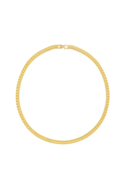 SUSAN CAPLAN 1980s Vintage Square Link Necklace - Monet