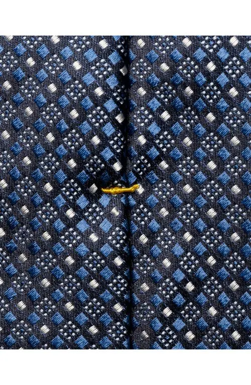 Eton Neat Geometric Pattern Silk Tie