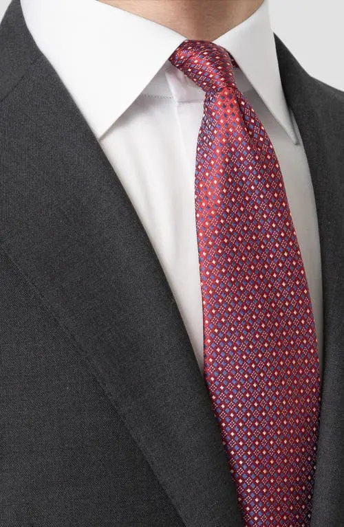 Eton Geometric Pattern Standard Neck Tie