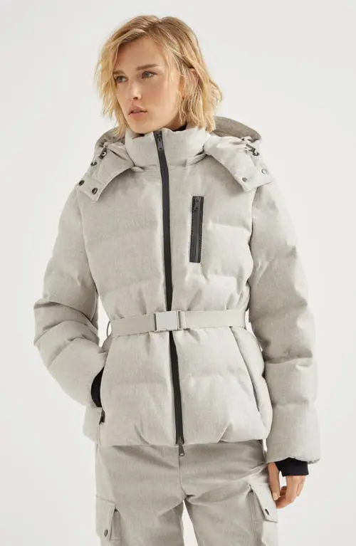 Brunello Cucinelli Mountain Down Jacket - Light Grey
