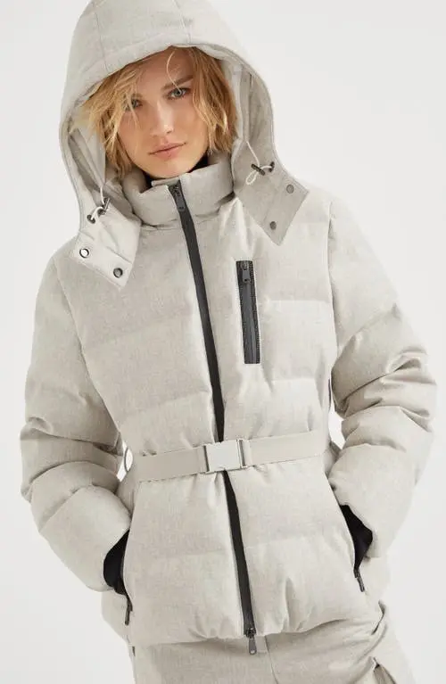 Brunello Cucinelli Mountain Down Jacket - Light Grey