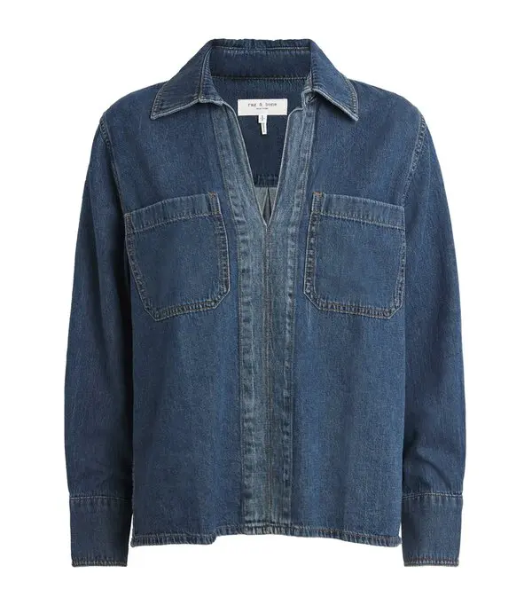 Rag & Bone Channing Denim Top