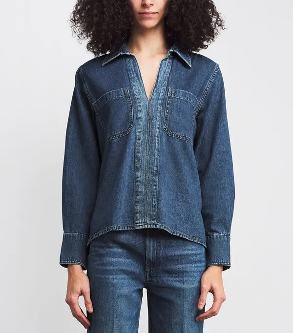 Rag & Bone Channing Denim Top