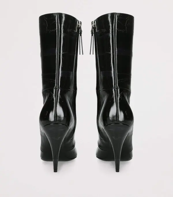 Givenchy Leather Square-toe Ankle Boots 95