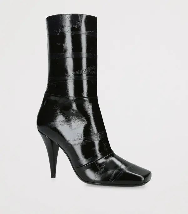Givenchy Leather Square-toe Ankle Boots 95