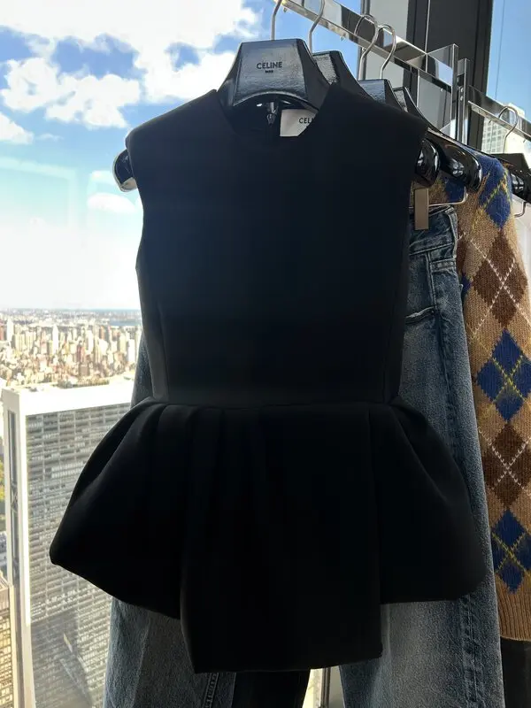 Celine Peplum Top