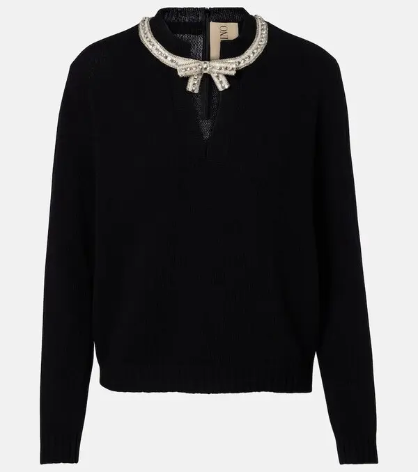 Valentino Garavani Virgin Wool Sequined Sweater