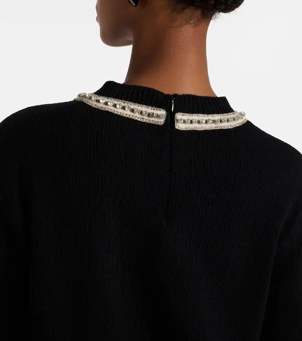 Valentino Garavani Virgin Wool Sequined Sweater