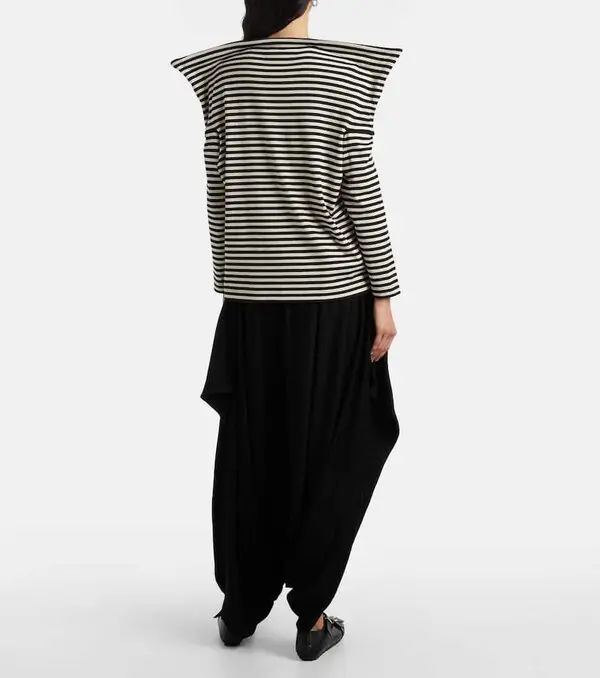 Junya Watanabe High-rise Tapered Wool Pants
