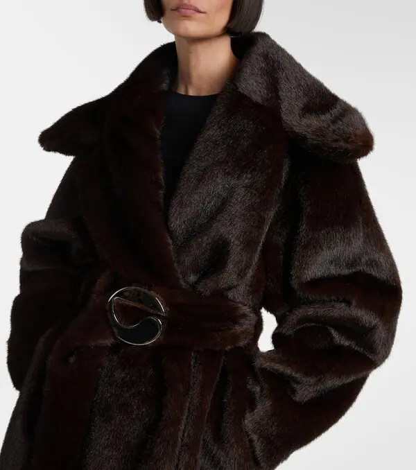 Coperni Belted Logo Coat