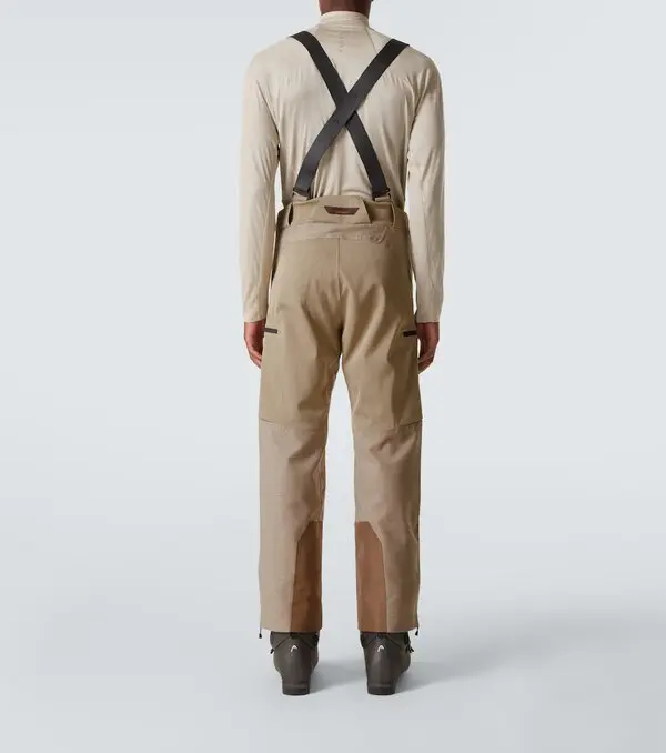 Sease Trace 2.0 Wool-blend Ski Salopettes - Beige