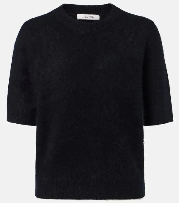 Dorothee Schumacher Fluffy Statement Wool And Cashmere Sweater - Black