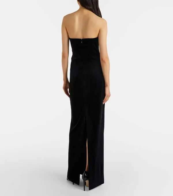 LEO LIN Marilyn Cutout Velvet Gown