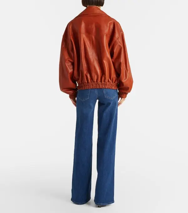 FRAME Le Slim High-rise Wide-leg Jeans - Blue