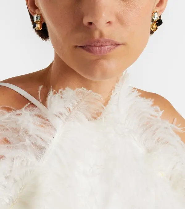 JENNIFER BEHR Piccolo Crystal Earrings - Gold