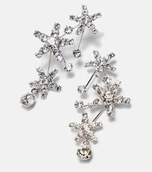 JENNIFER BEHR Azar Crystal-embellished Drop Earrings