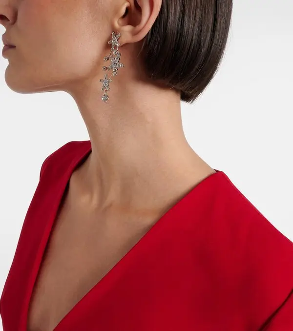 JENNIFER BEHR Azar Crystal-embellished Drop Earrings
