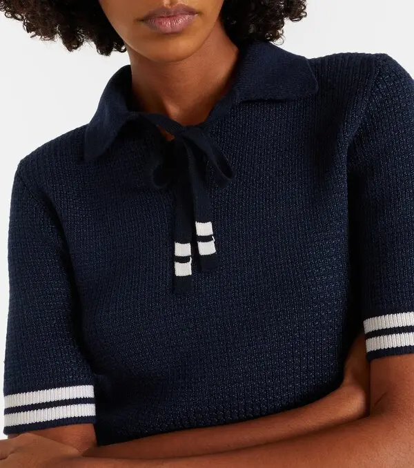 Thom Browne Silk-blend Polo Shirt