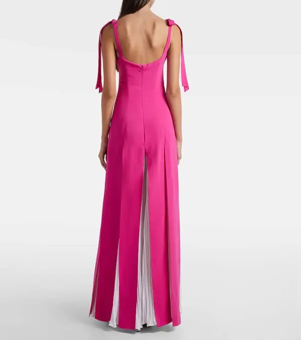 MARMAR HALIM Pleated Sash Gown