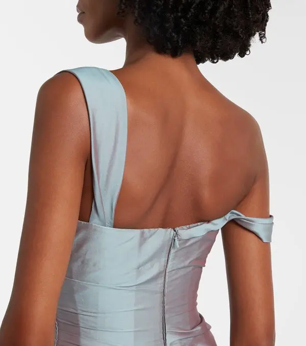 MARMAR HALIM Asymmetric Ruched Gown