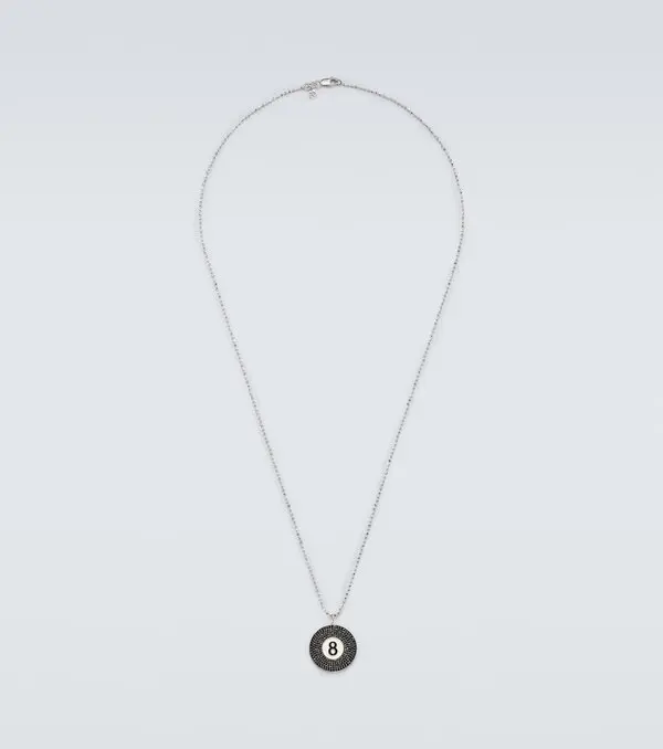 SYDNEY EVAN 14kt White Gold Diamond Pendant Necklace - Silver