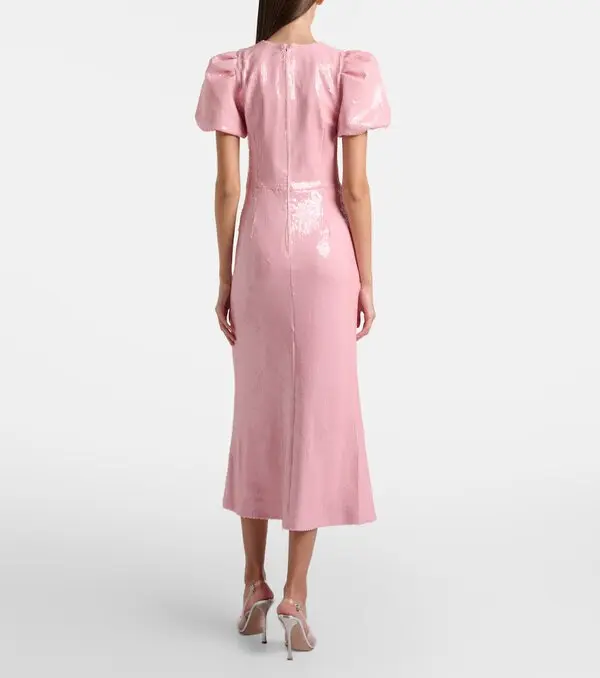 Rebecca Vallance Lydia Cutout Sequined Cocktail Dress