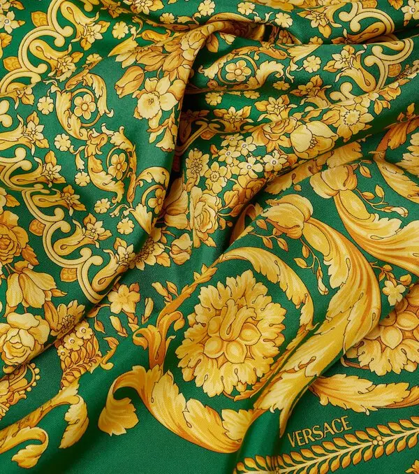 Versace Barocco Silk Twill Scarf