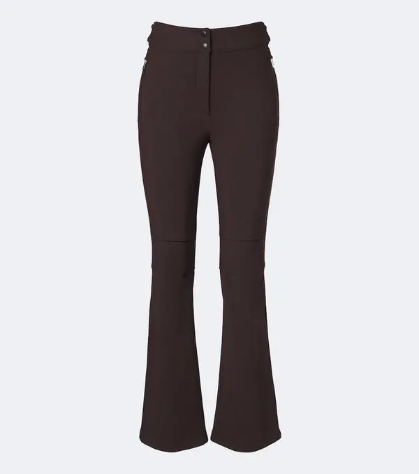 YVES SALOMON Flared Ski Pants - Brown