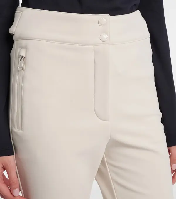 YVES SALOMON Flared Ski Pants - White