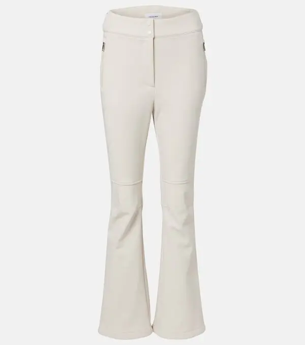 YVES SALOMON Flared Ski Pants - White